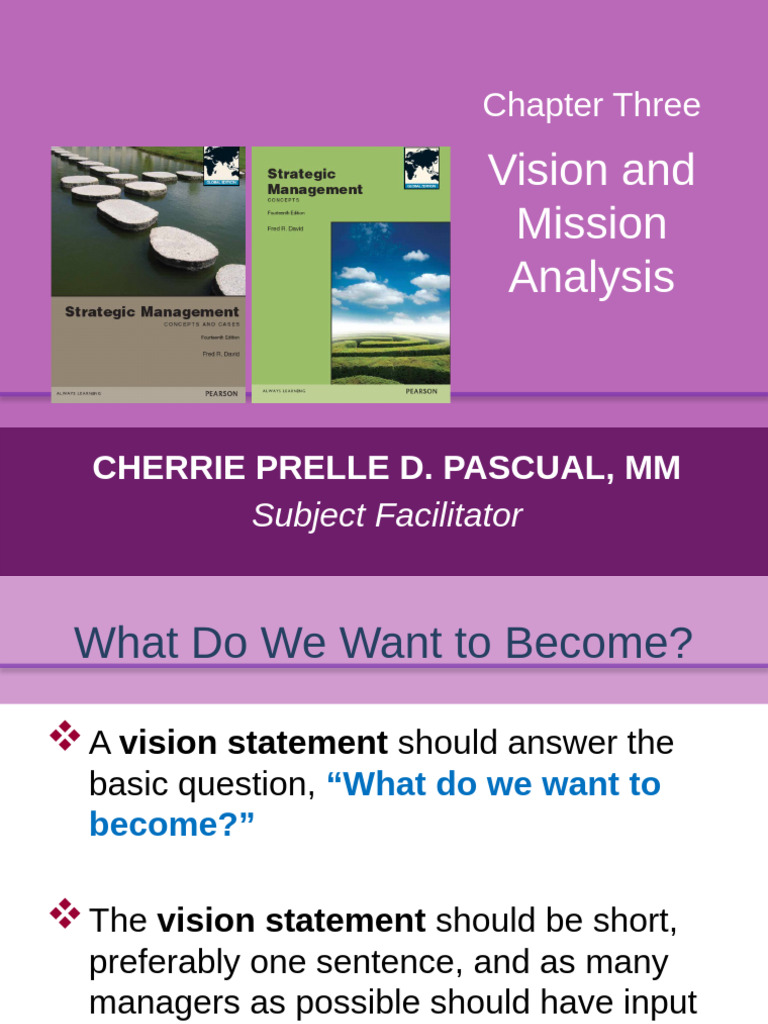 CHAPTER 3 Vision and Mission Analysis | PDF | Corporate Social Responsibility | Dell
