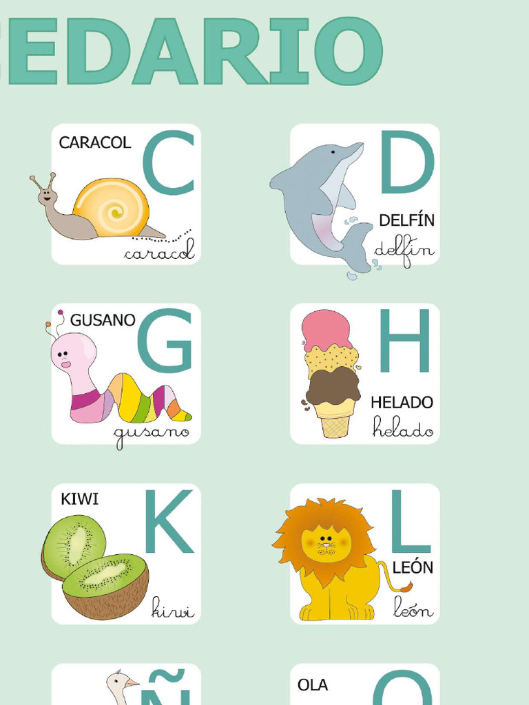 Abecedario Color Parte2 | PDF