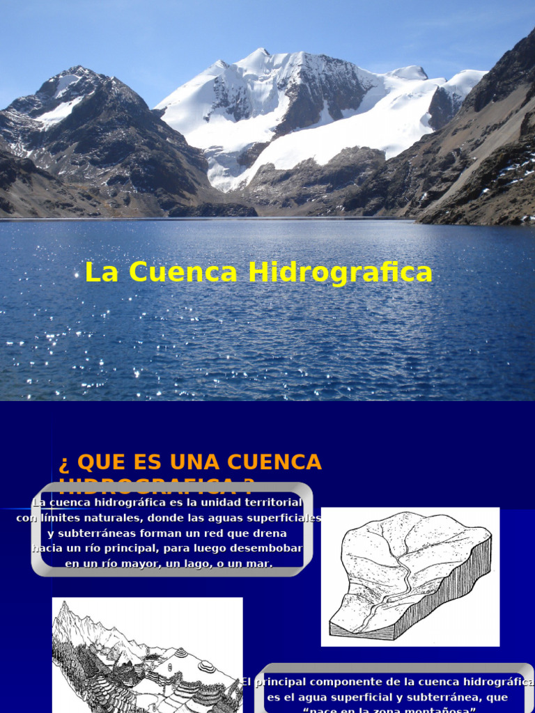 Definición y Estructura de Cuencas Hidrográficas | PDF | Cuenca de ...