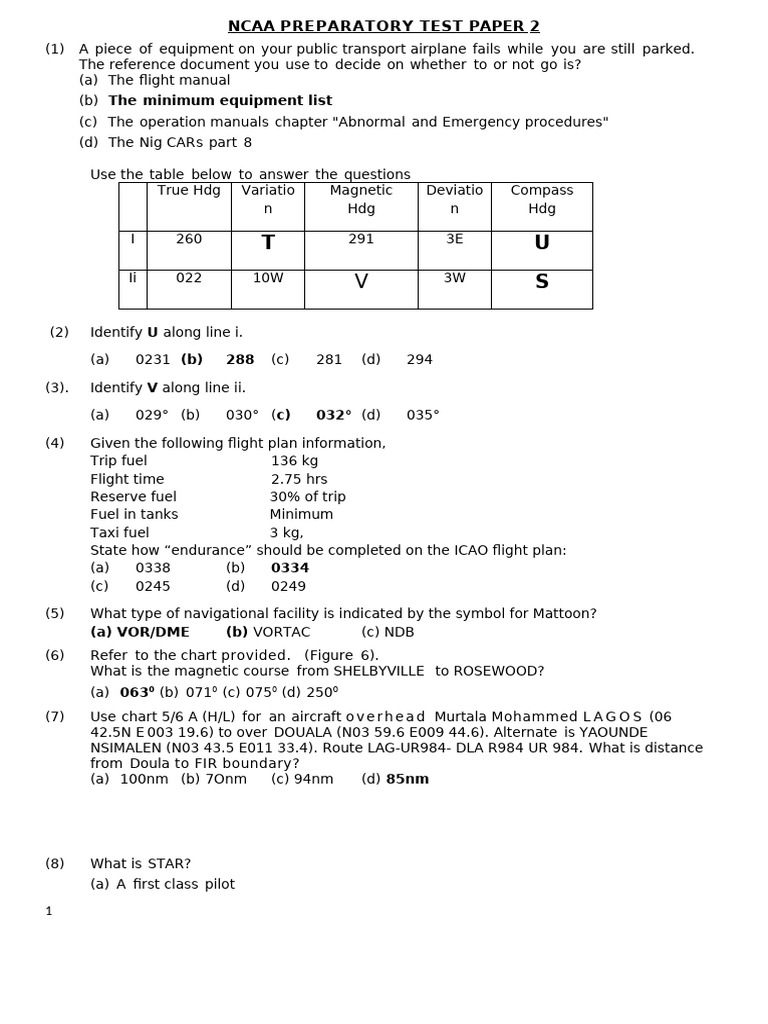 Ncaa Paper 2 Wa | PDF | Aircraft | Aerospace Engineering