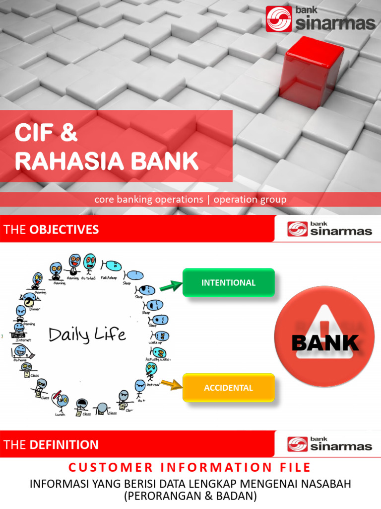 CIF Rahasia Bank | PDF