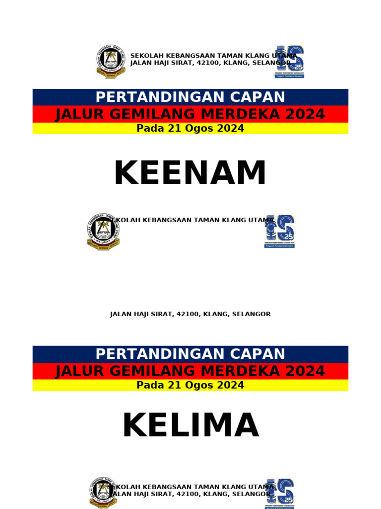 Sijil Capan Merdeka | PDF