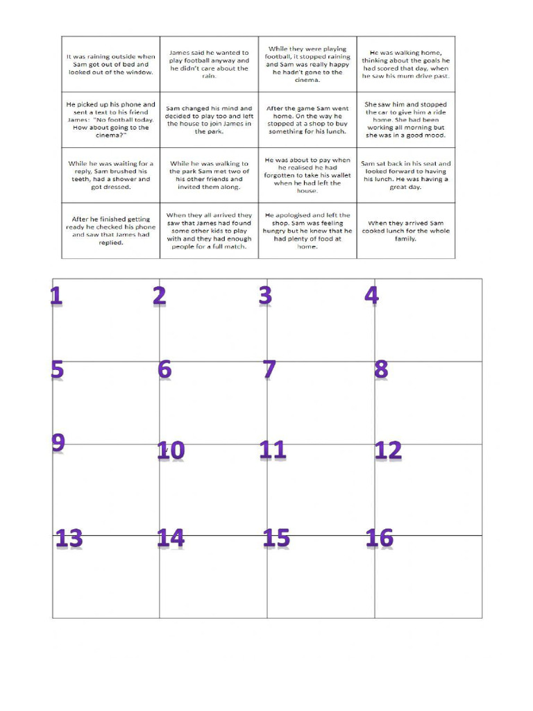 Story Ordering | PDF