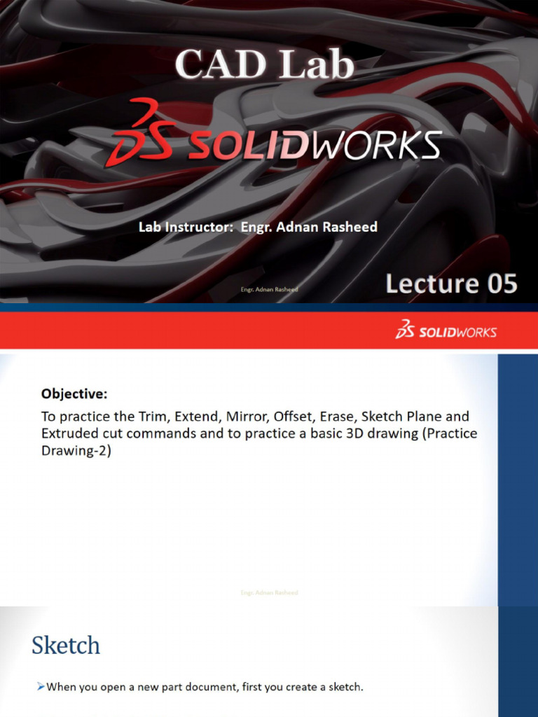 Lecture - 5 (CAD Lab) | PDF