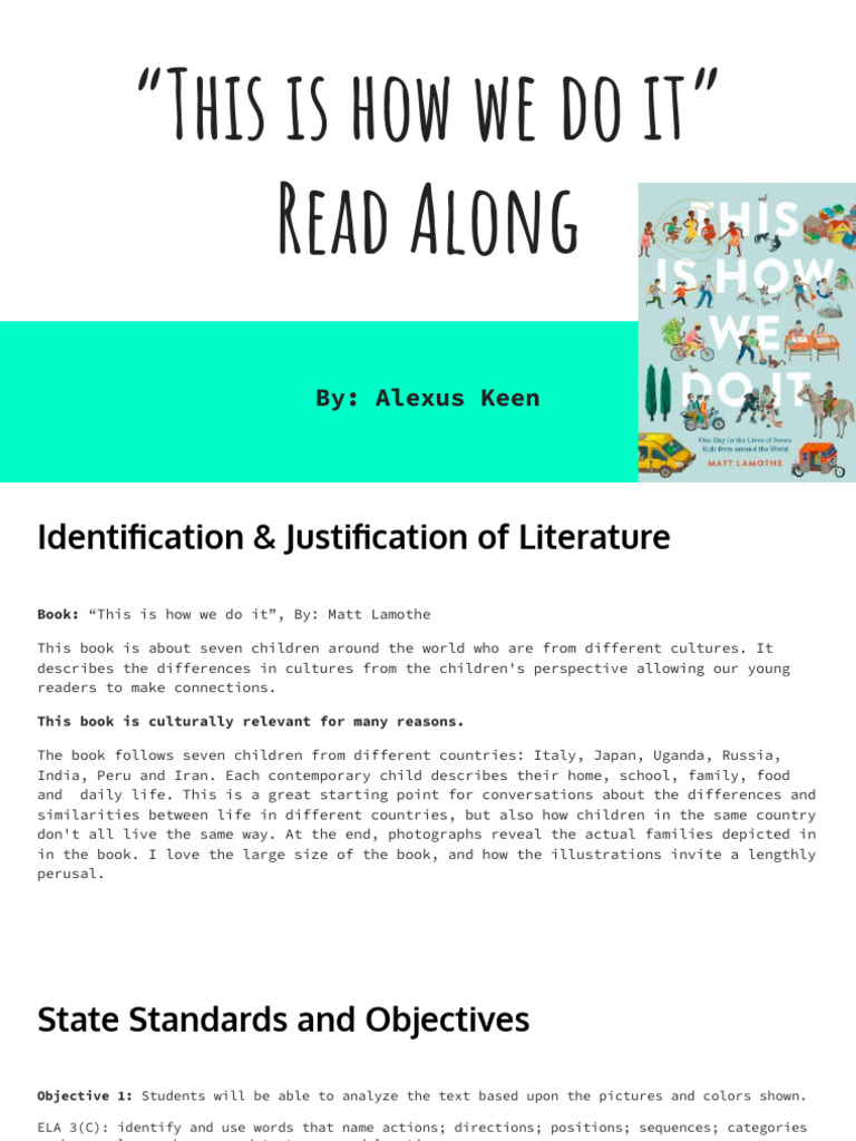 Insights from "This Is How We Do It" | PDF | Reading Comprehension ...