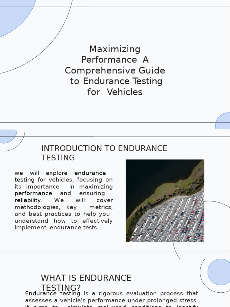 Endurance Testing | PDF | Reliability Engineering | Performance Indicator