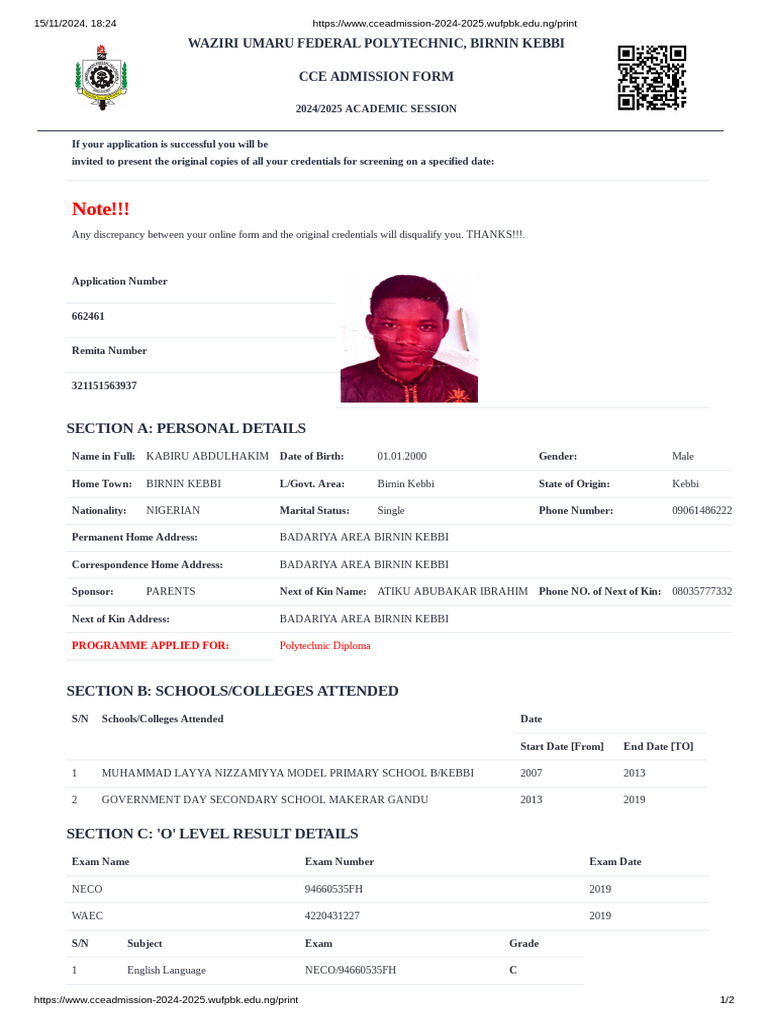 KABIRU | PDF | Vocational Education | Qualifications