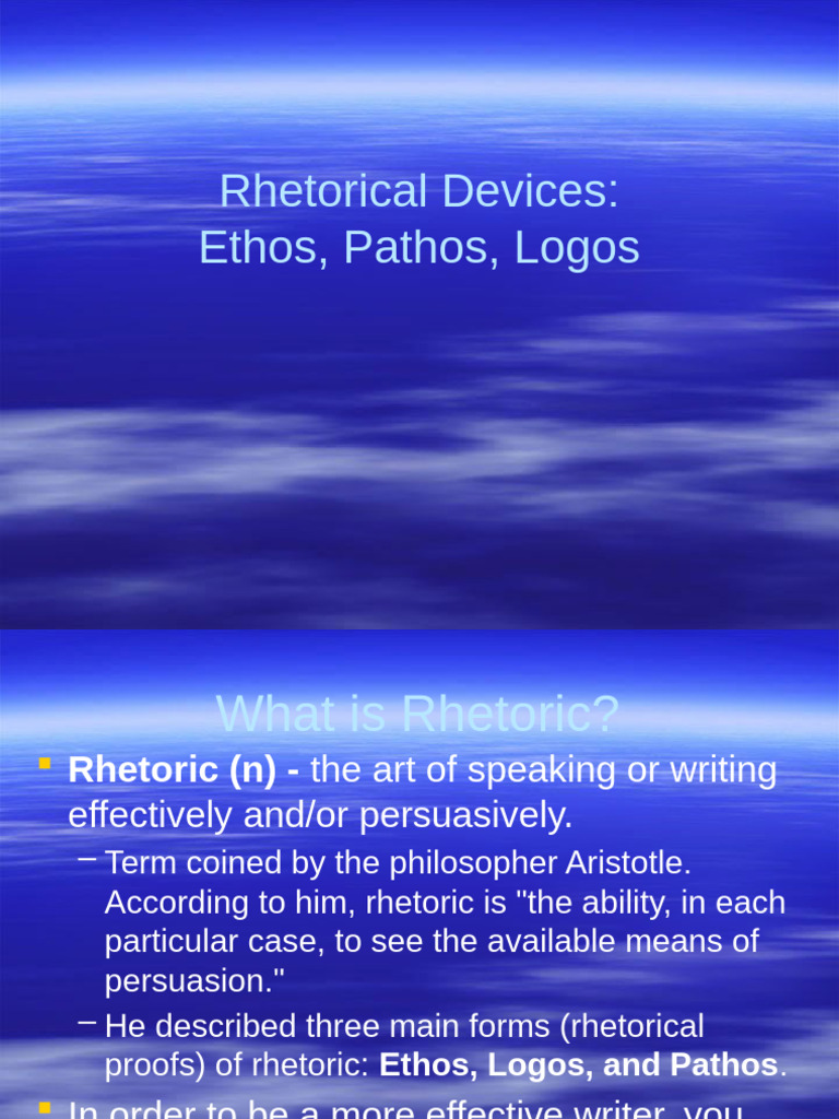 Understanding Ethos, Pathos, Logos | PDF | Logos | Credibility