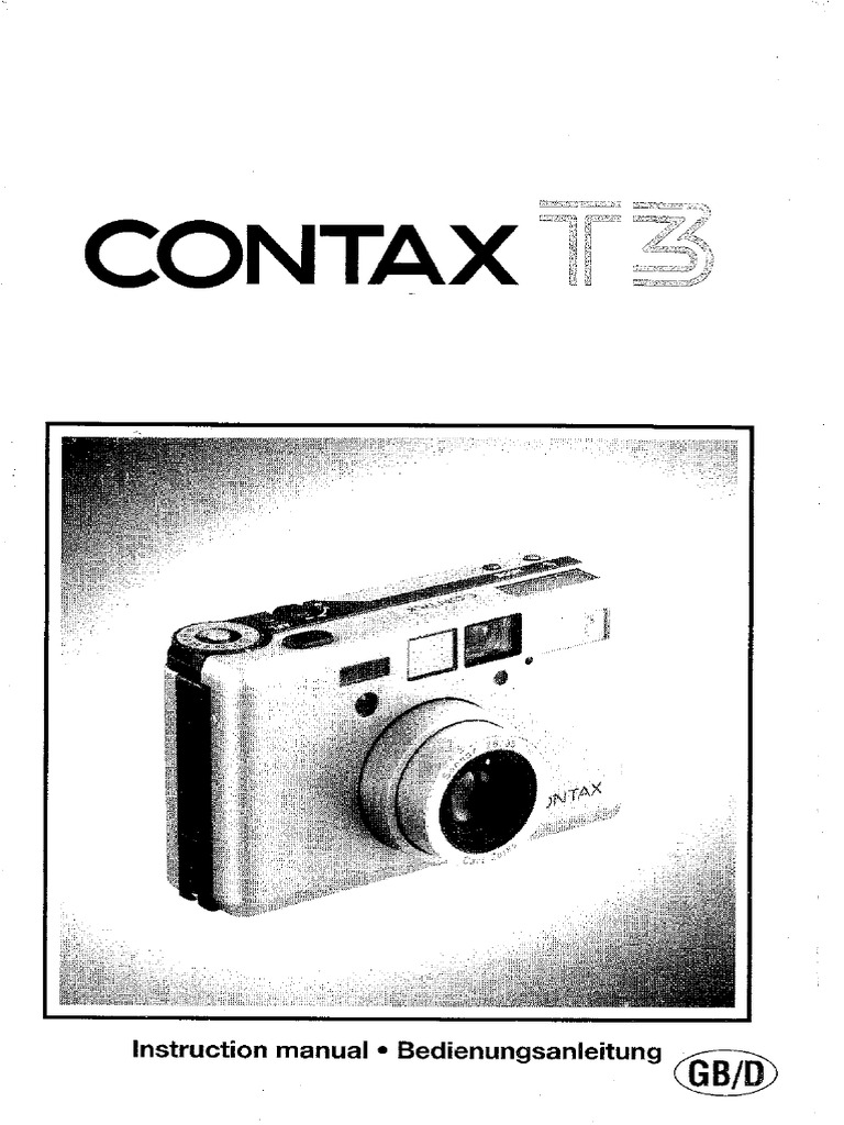 Contax T3 en | PDF