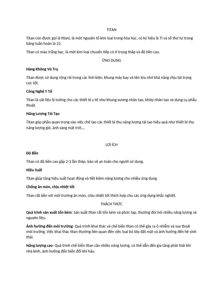 TITAN | PDF