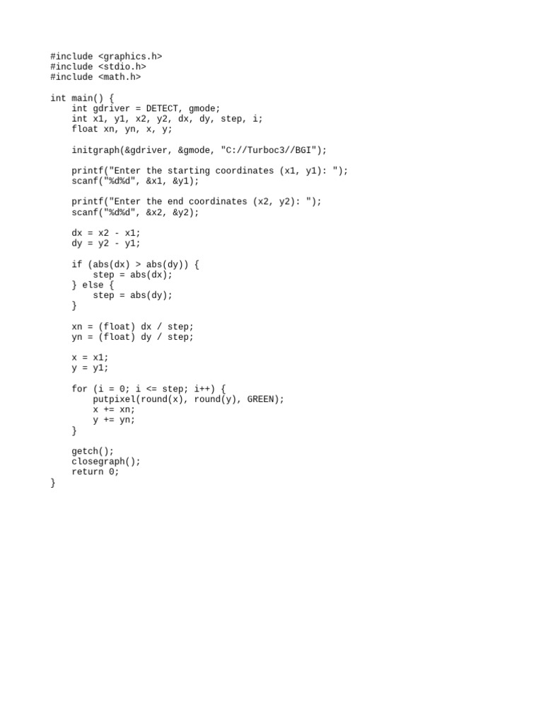 CG Prog | PDF | Computers