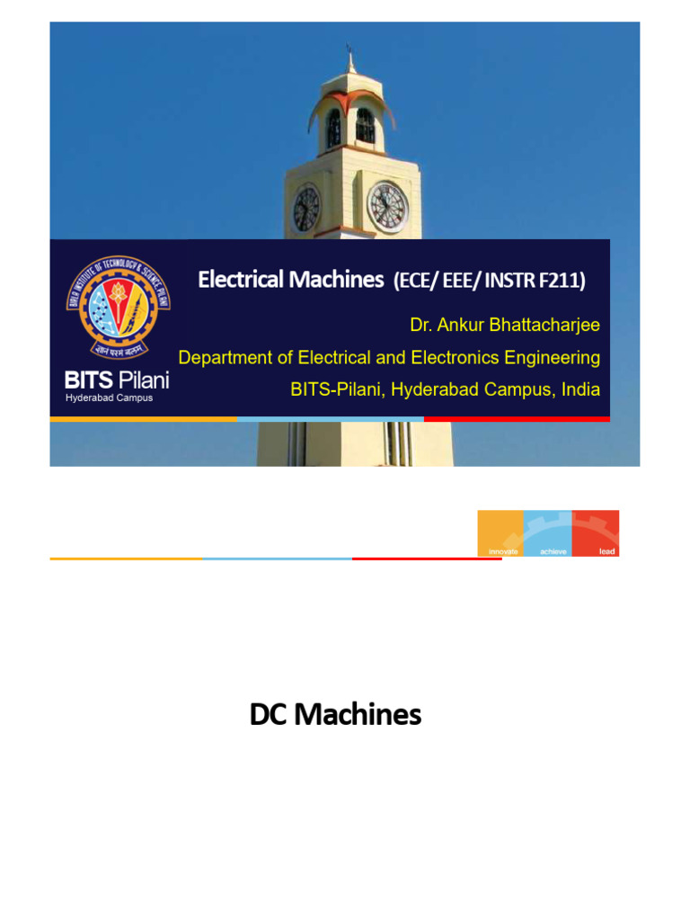 Electrical Machines Lec-7 - AB - 20.08.2024 - Class | PDF