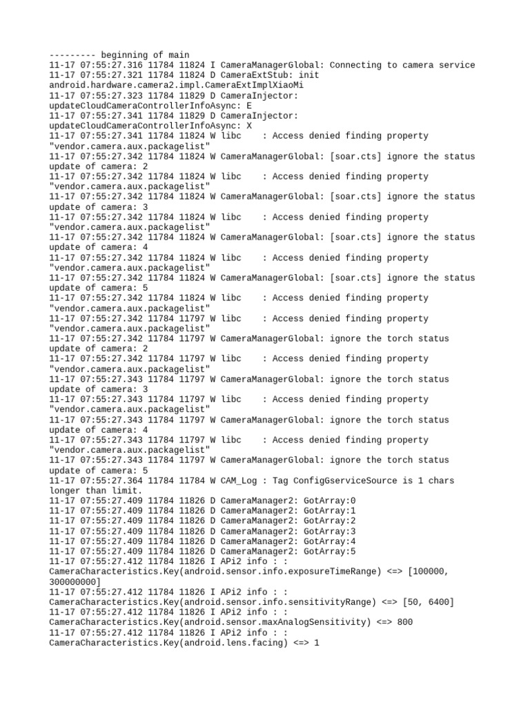 Log Cat 1731804927253 | PDF