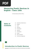 Poetic Devices Class9 English | PDF