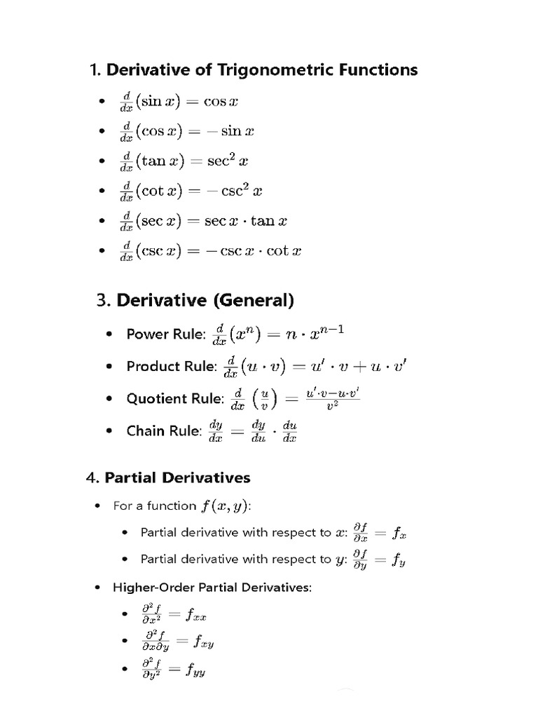 MC Formulas 1 | PDF