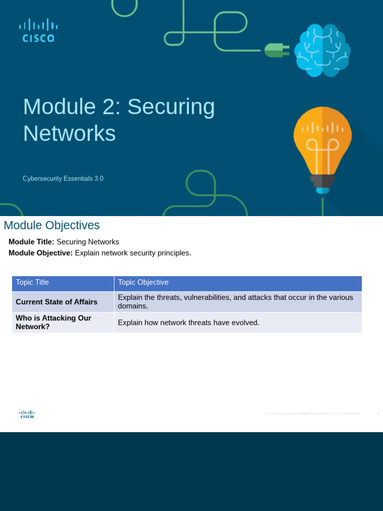 Cybersecurity Essentials 3.0-Module02 | PDF | Security | Computer Security
