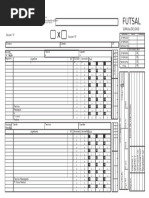 Súmula - Futsal | PDF
