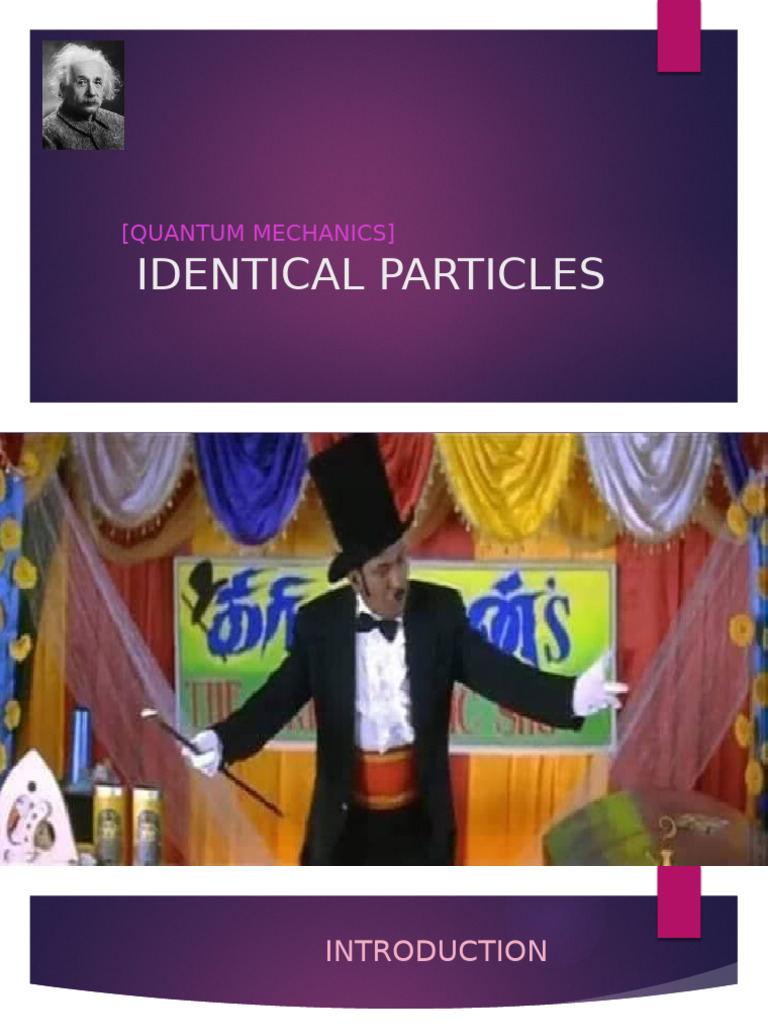 Identical Particles Pdf Spin Physics Boson