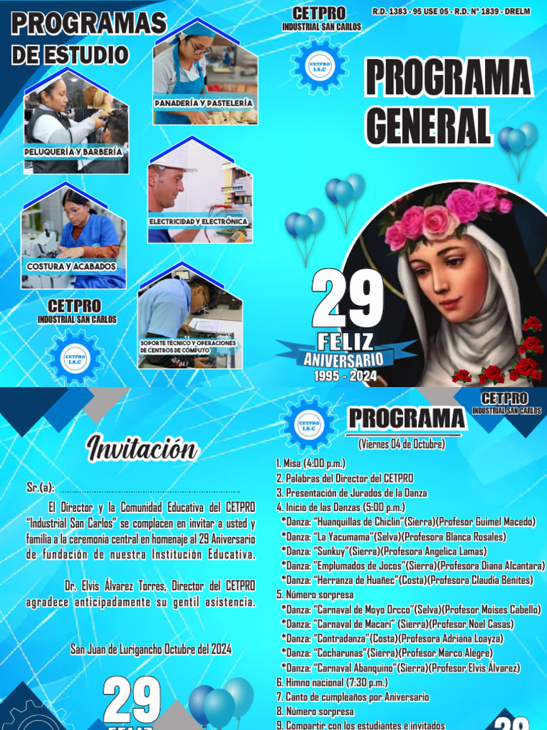 Programa Aniversario | PDF