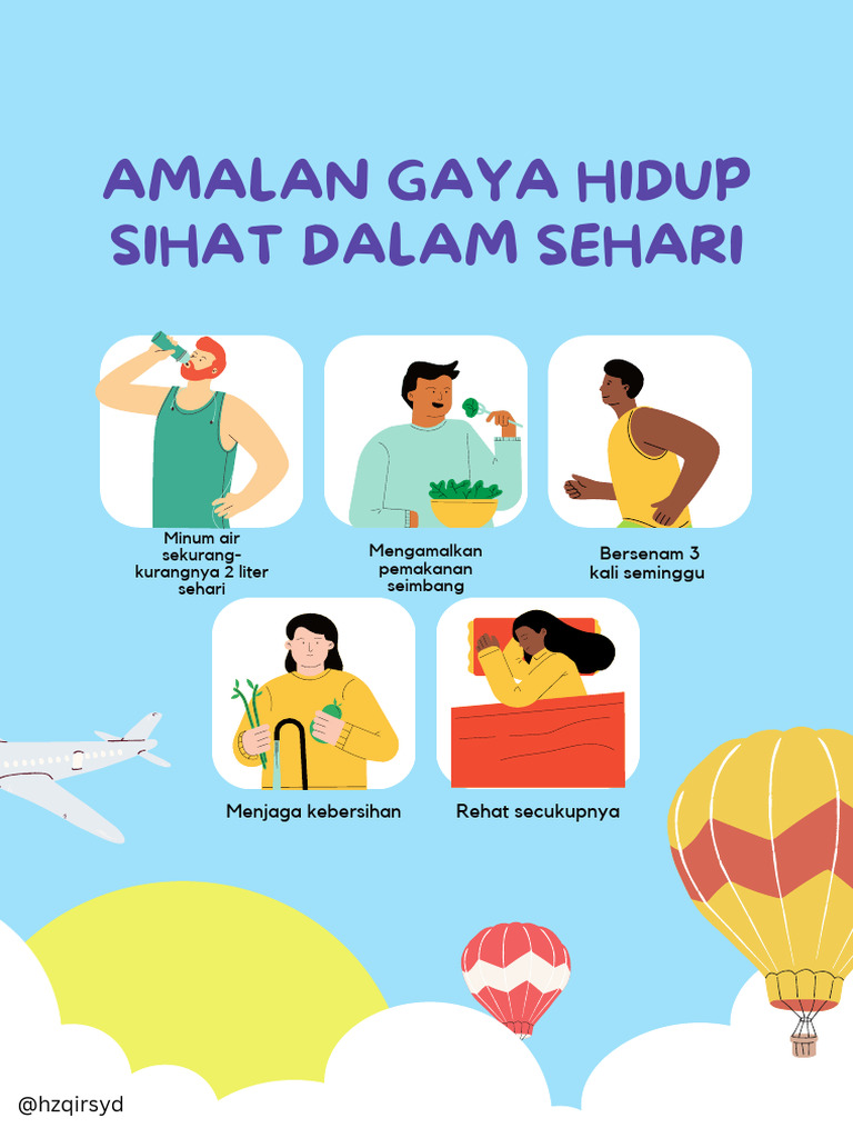 Poster Gaya Hidup Sihat | PDF