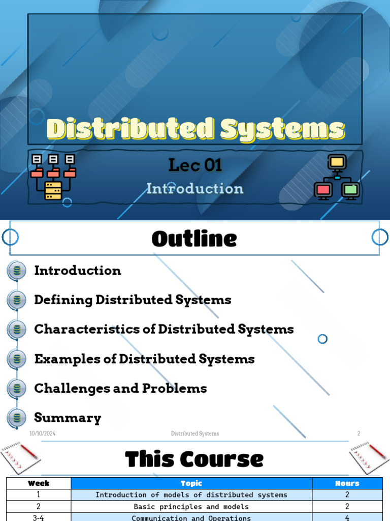 DS - Lec01 - The Completed One | PDF | Distributed Computing | Computing