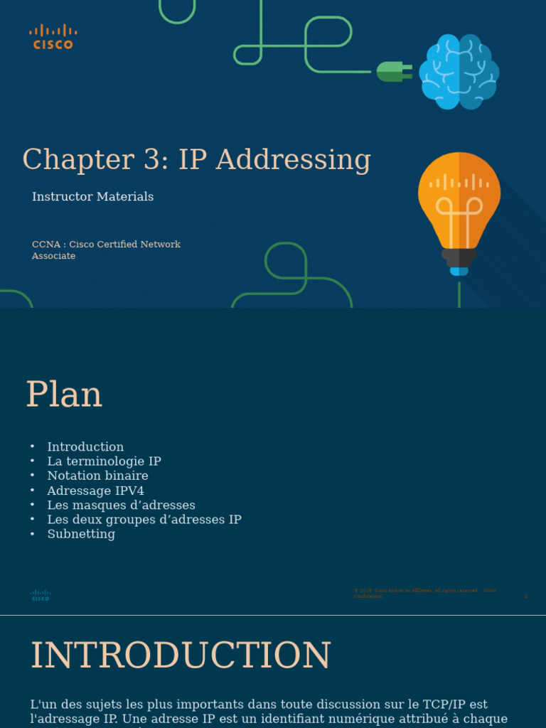 Chapitre 3 | PDF | Adresse IP | Architecture de réseau