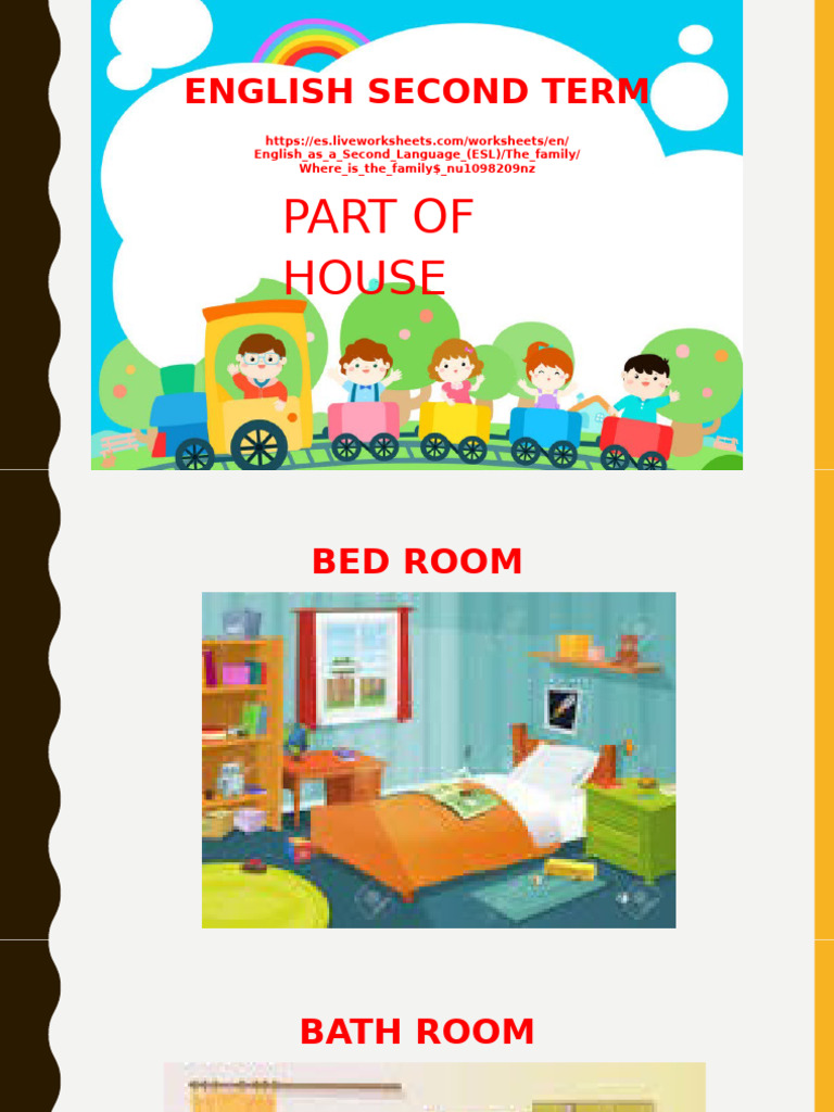 English Vocabulary: House Rooms | PDF
