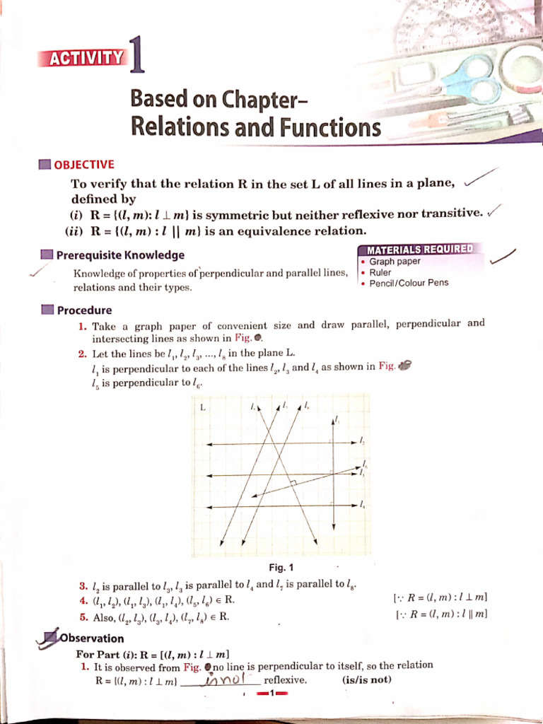 Mathematics Laboratory Activity-2 Class-XII | PDF