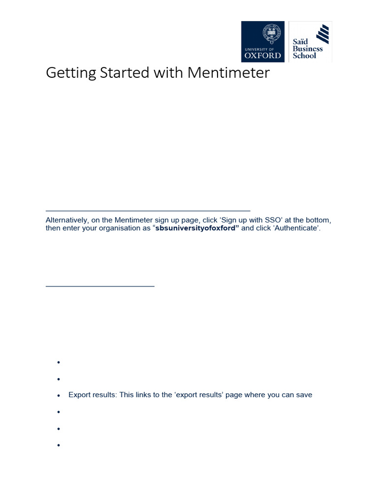 How to Use Mentimeter for Polling | PDF | System Software | Software