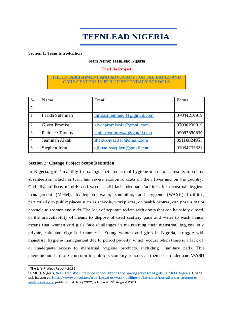 Leap Africa Proposal The Life Project 2024 2 | PDF | Public Health