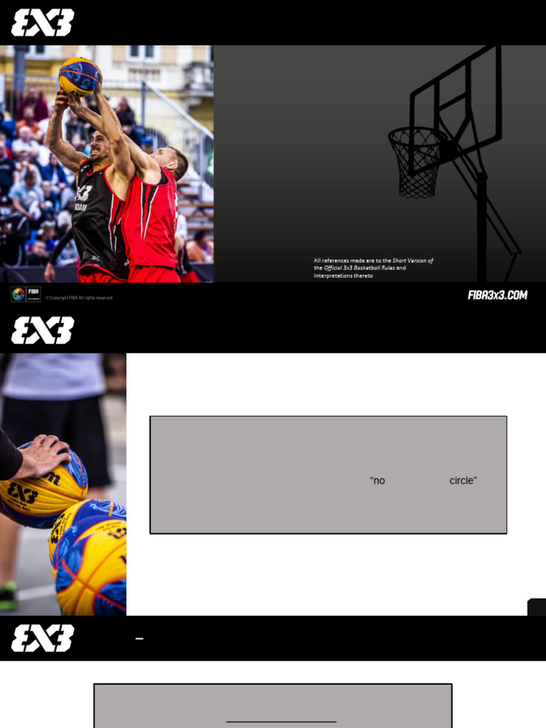 3x3 Officiating Basics Rules and Interpretations | PDF | Indoor Sports ...