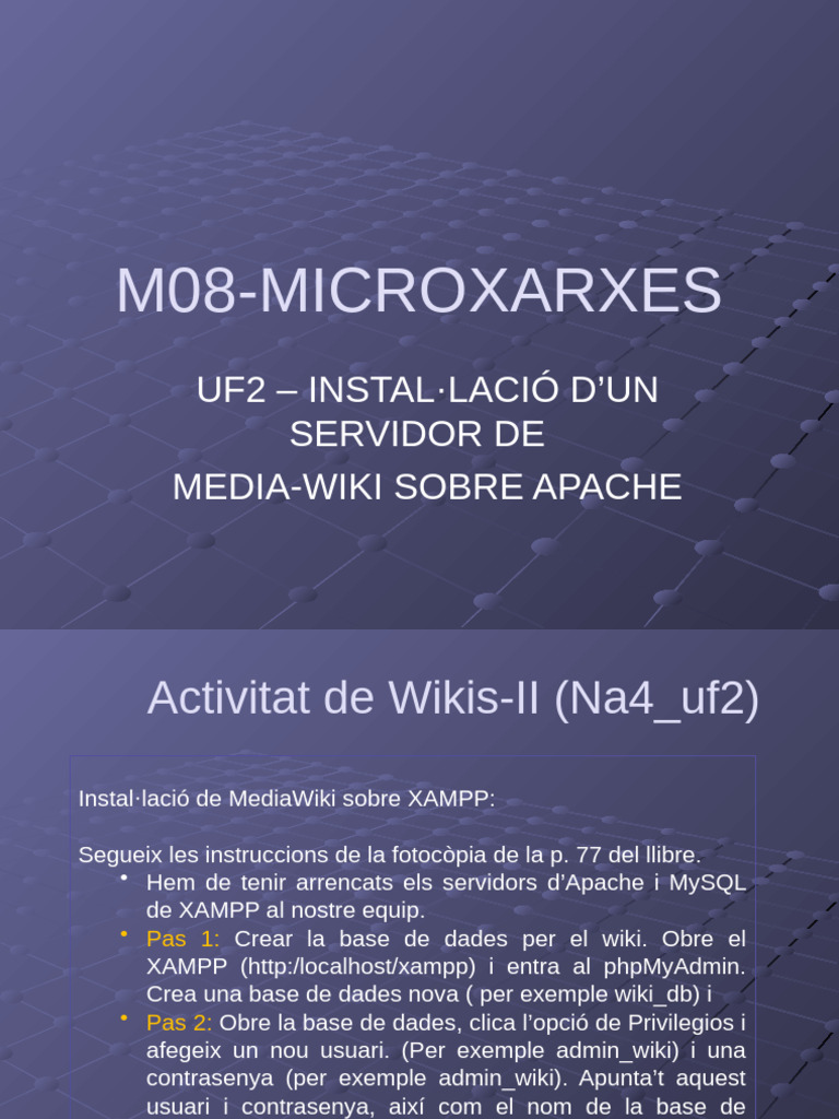 Uf2 Mediawiki Apache | PDF