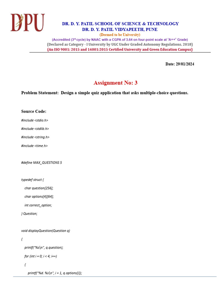 PBL Lab Assignment 3 | PDF | Object Oriented Programming | Computing