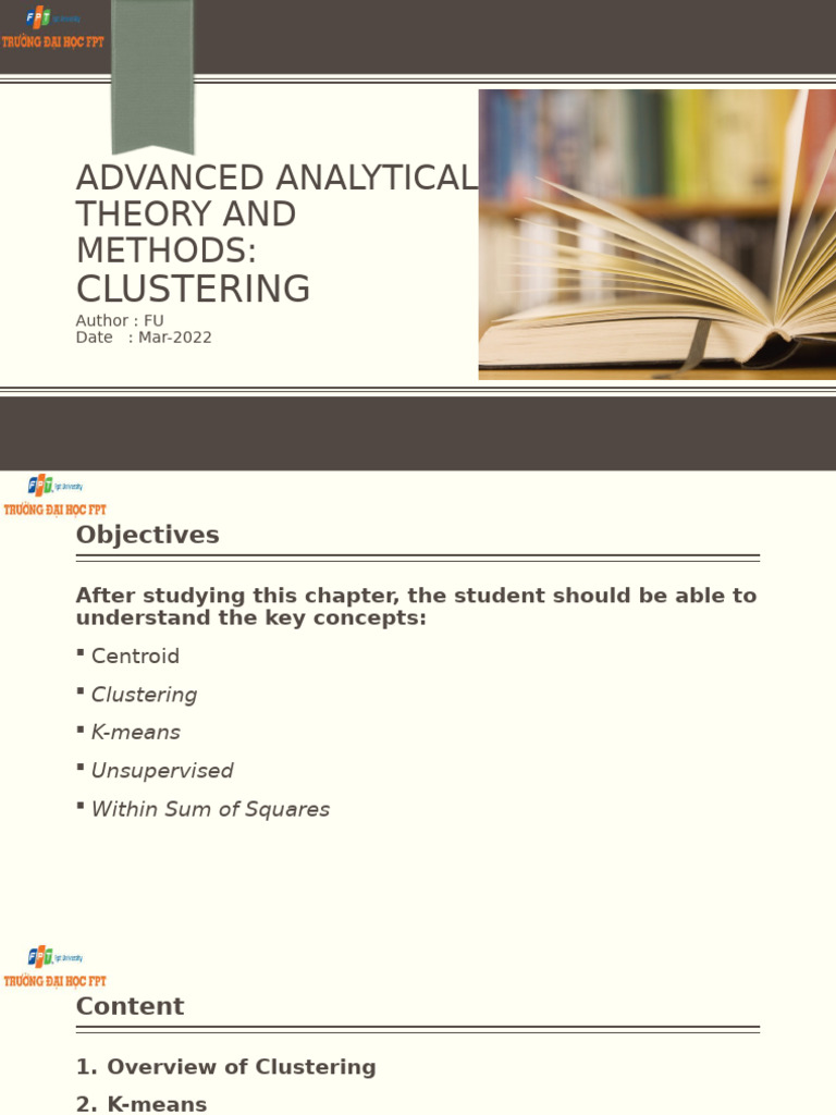 Chapter 04 Clustering | PDF | Cluster Analysis | Applied Mathematics