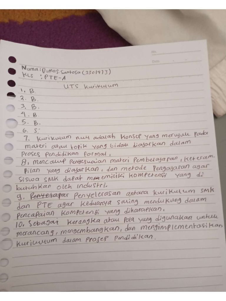 Dimas Santosa (2301473) - PTEA-Jawaban Bagian A | PDF