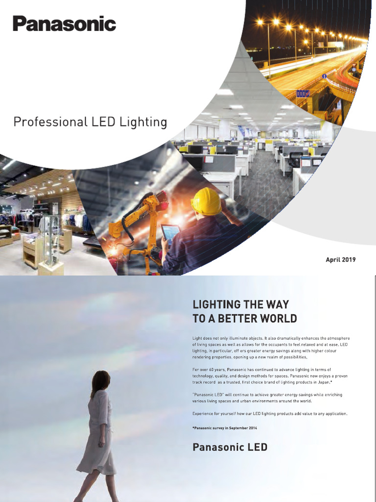 Panasonic Professional Lighting | PDF | Light Emitting Diode | Infrared