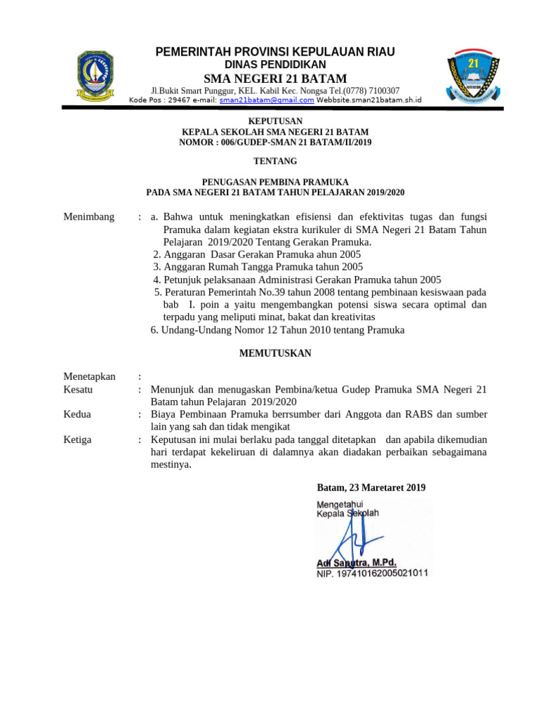 SK Pembina 2019-2024 | PDF