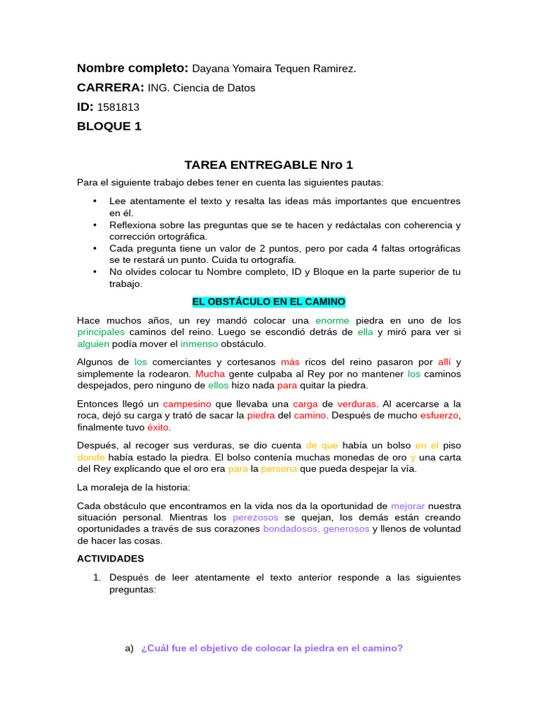 SPSU-867 - ACTIVIDADENTREGABLE001 - Yomaira Tequen | PDF | Ciencia y matemáticas