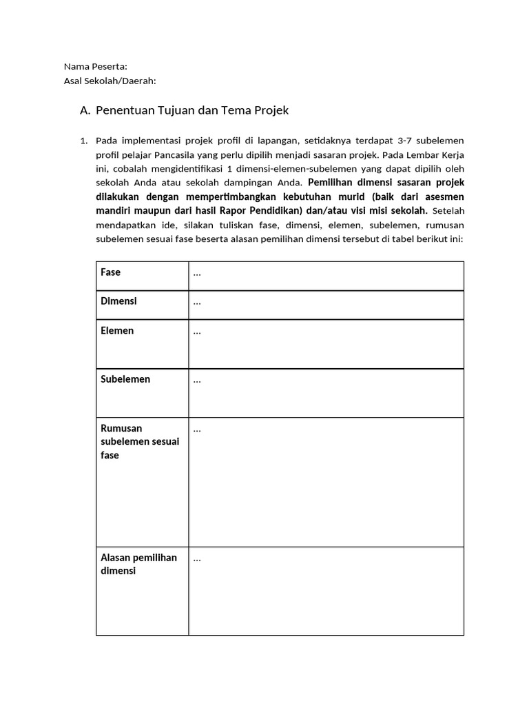 LK. Demonstrasi Kontekstual - Merancang Projek | PDF