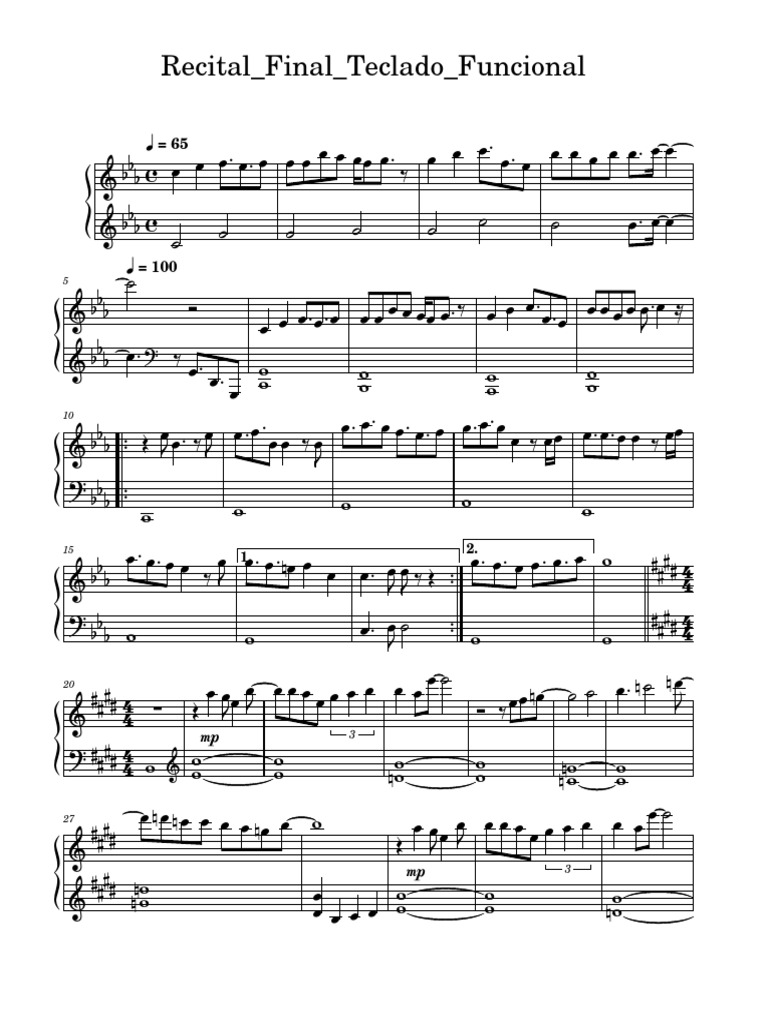 Partitura Final | PDF
