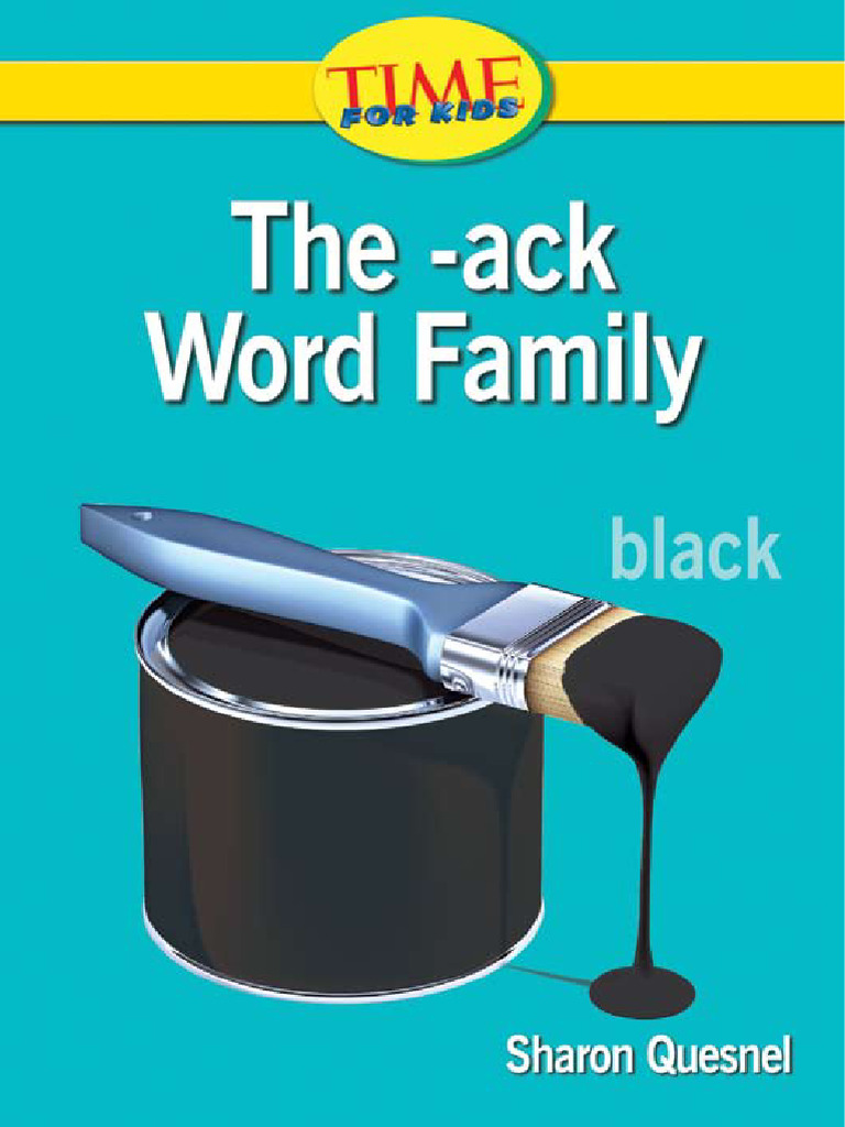 Sharon Quesnel - The - Ack Word Family (2010, Shell Education - Teacher Created Materials ...