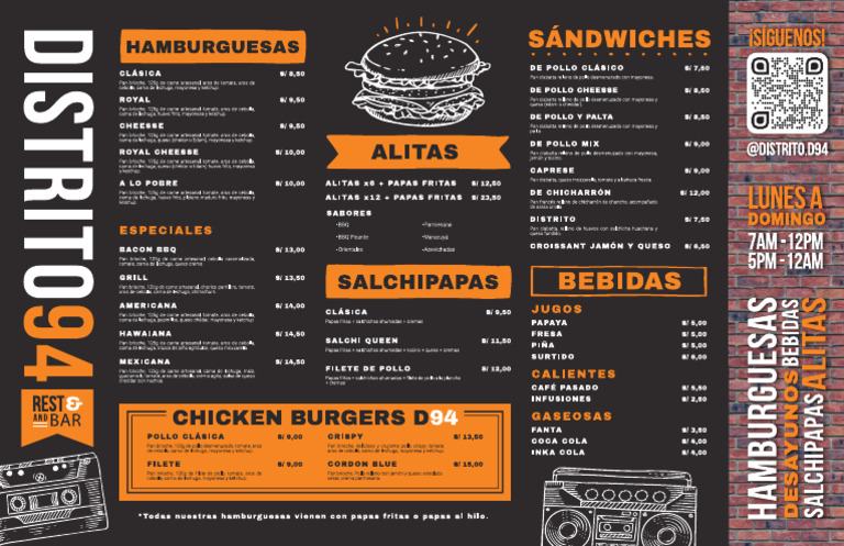 Distrito90 - Menu Base | PDF