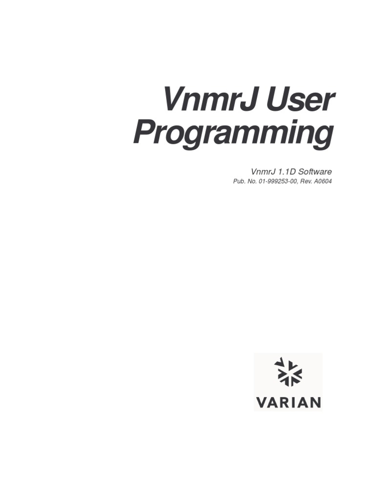 Vnmr User Programming Manual V11 Pdf Trigonometric Functions Parameter Computer Programming