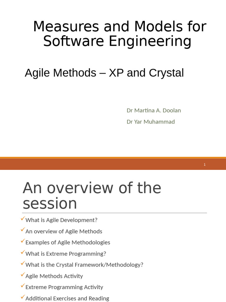 Agile XP Crystal Development-Updated | PDF | Agile Software Development | Software Engineering