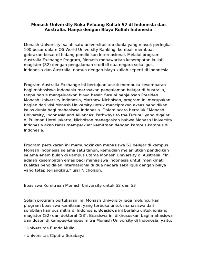 Monash University | PDF