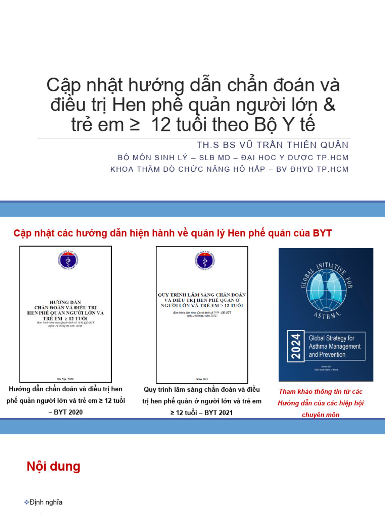 01 Cap Nhat Huong Dan Dieu Tri Hen BYT | PDF