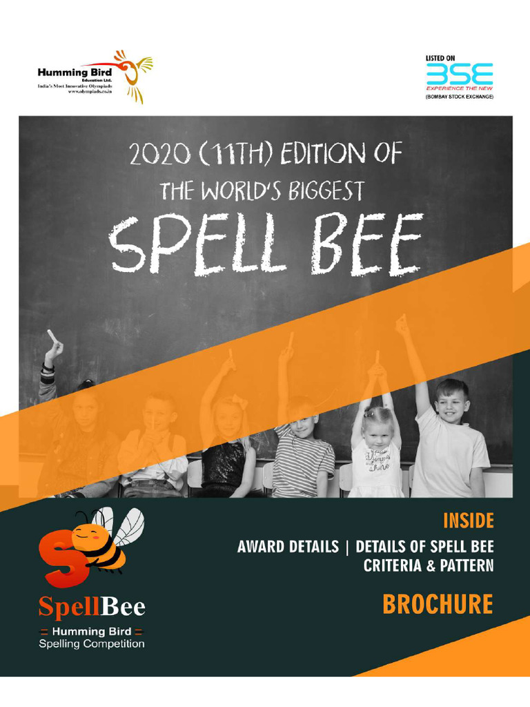 Spell Bee - Brochure | PDF