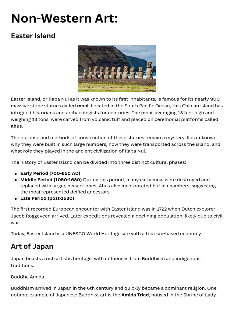 Non-Western Art Exploration | PDF | Ukiyo E
