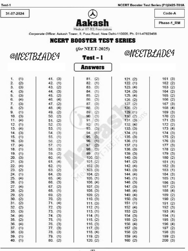 NBTS-01 - A - Sol (RM-2025) | PDF