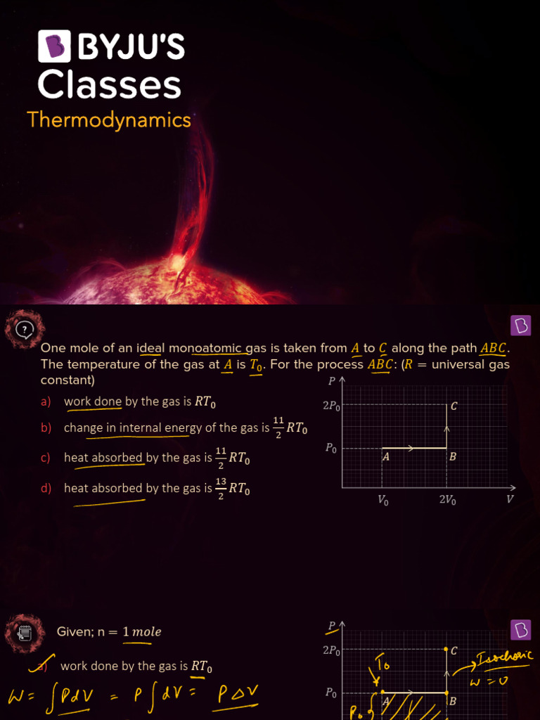 Thermodynamics - 2. | PDF | Heat | Gases